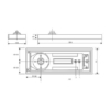 Ozone Floor Spring FS-8400-S For 80 Kg Door Super Spring with 10 Year ...